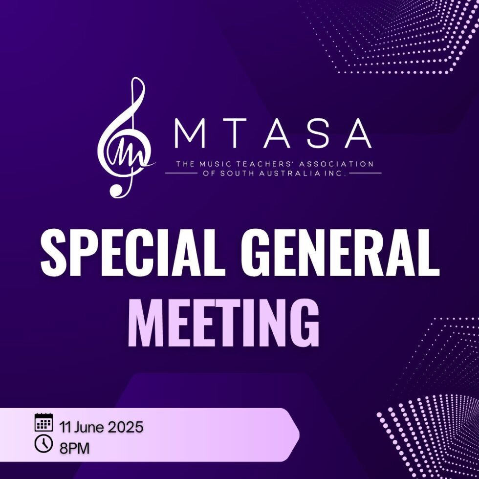 Special General Meeting - MTASA